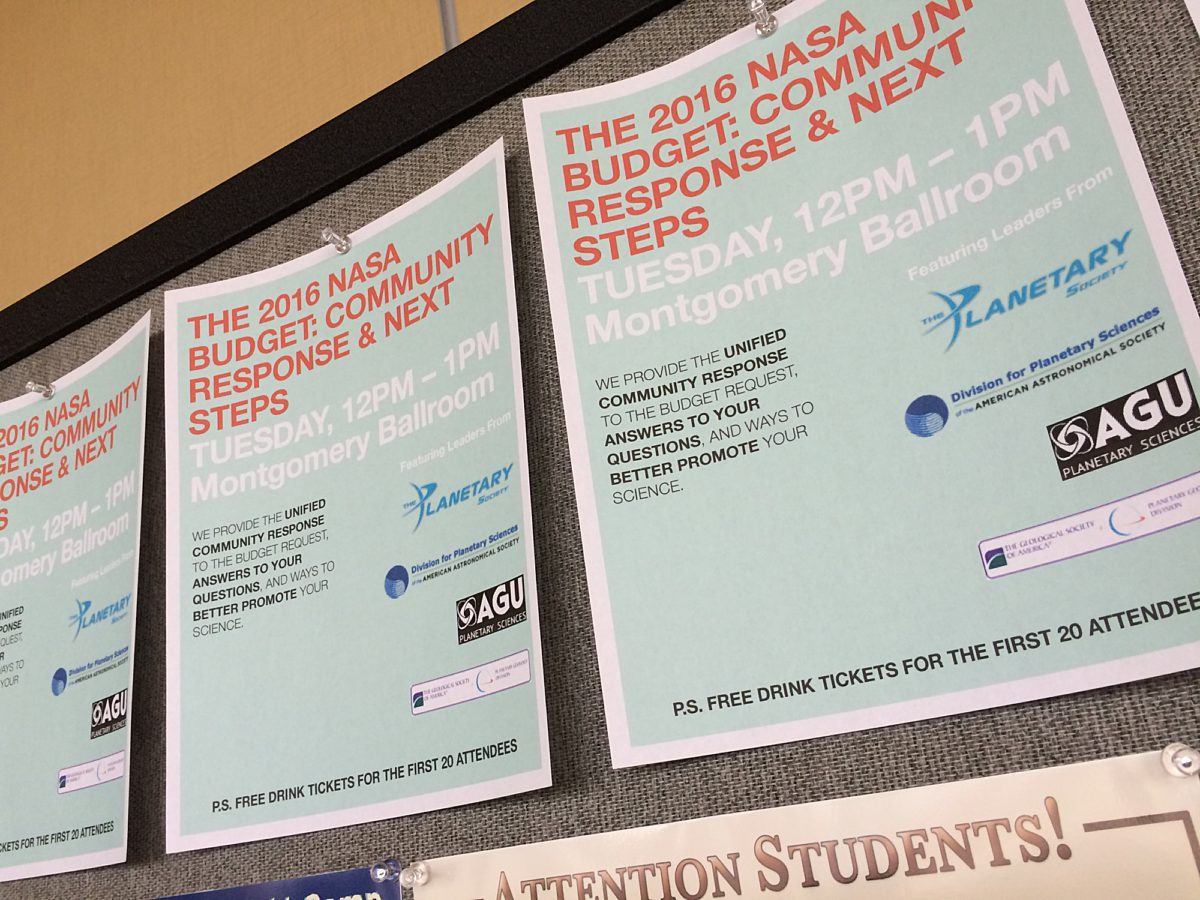 LPSC 2015 Planetary Community Session Poster | The Planetary Society