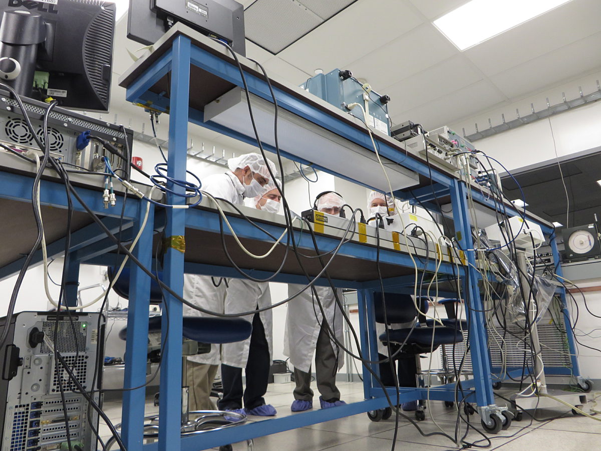 Workbench in a TDS clean room at JPL | The Planetary Society