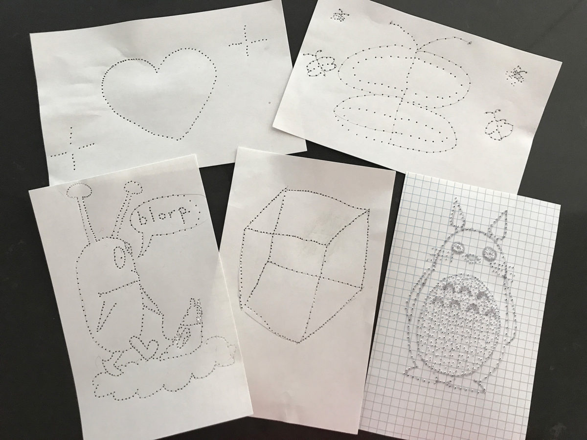 Fancy-punched pinhole projector cards | The Planetary Society