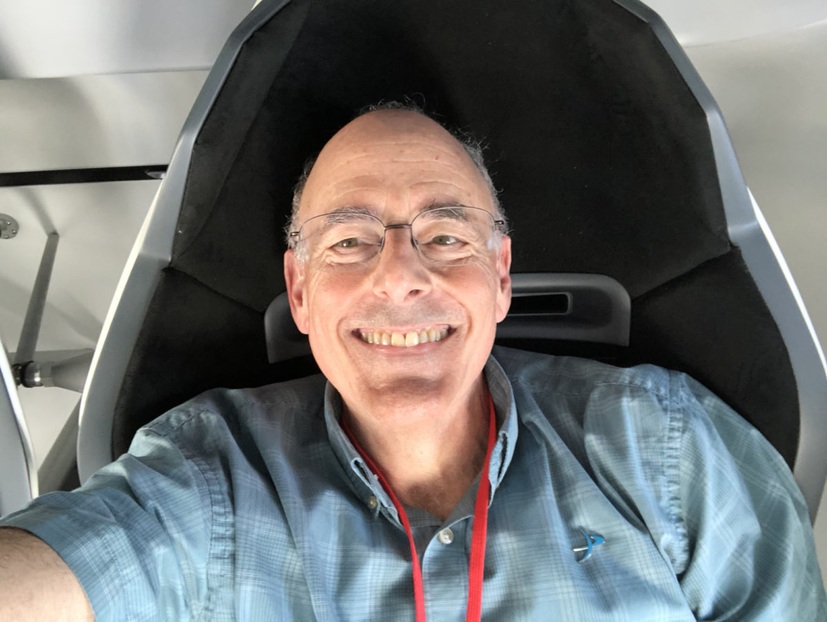 Mat Kaplan tries the SpaceX Crew Dragon… | The Planetary Society