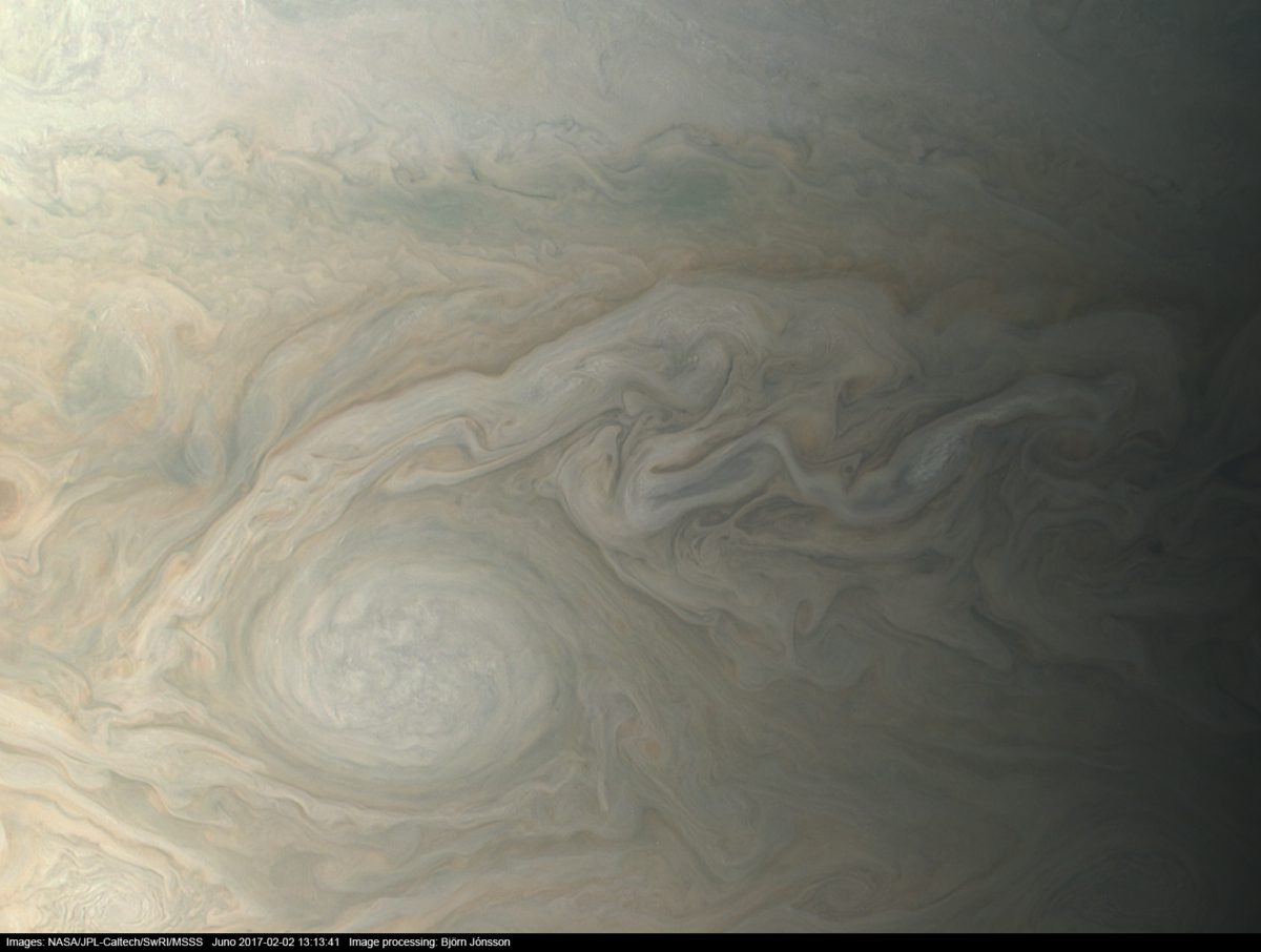 Jupiter’s "string of pearls" from Juno (1) | The Planetary Society