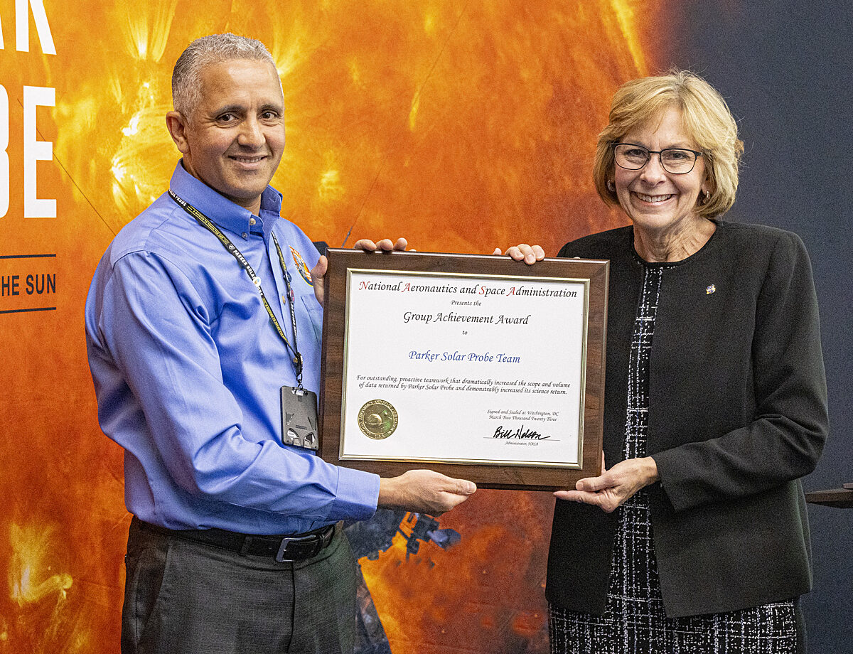 Parker Solar Probe team receives the NASA… | The Planetary Society