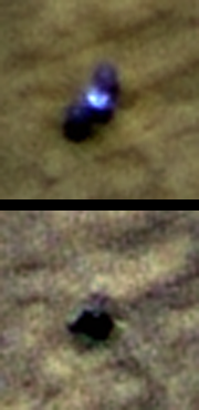 Phoenix lander before and after a Martian… | The Planetary Society