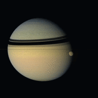 Backlit Saturn | The Planetary Society