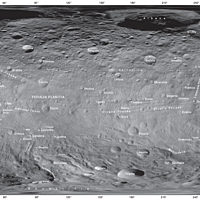 Shaded relief map of Vesta's south pole | The Planetary Society