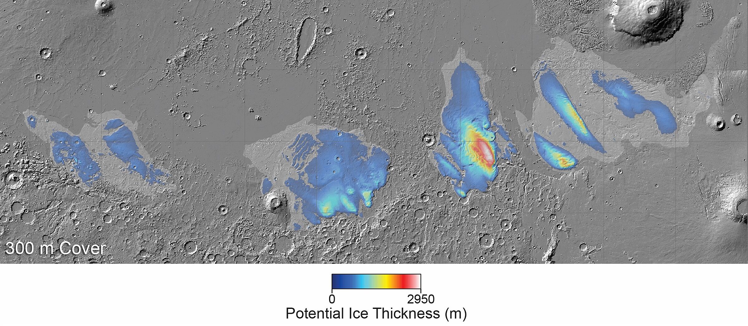 A map of water ice near Mars' equator | The Planetary Society