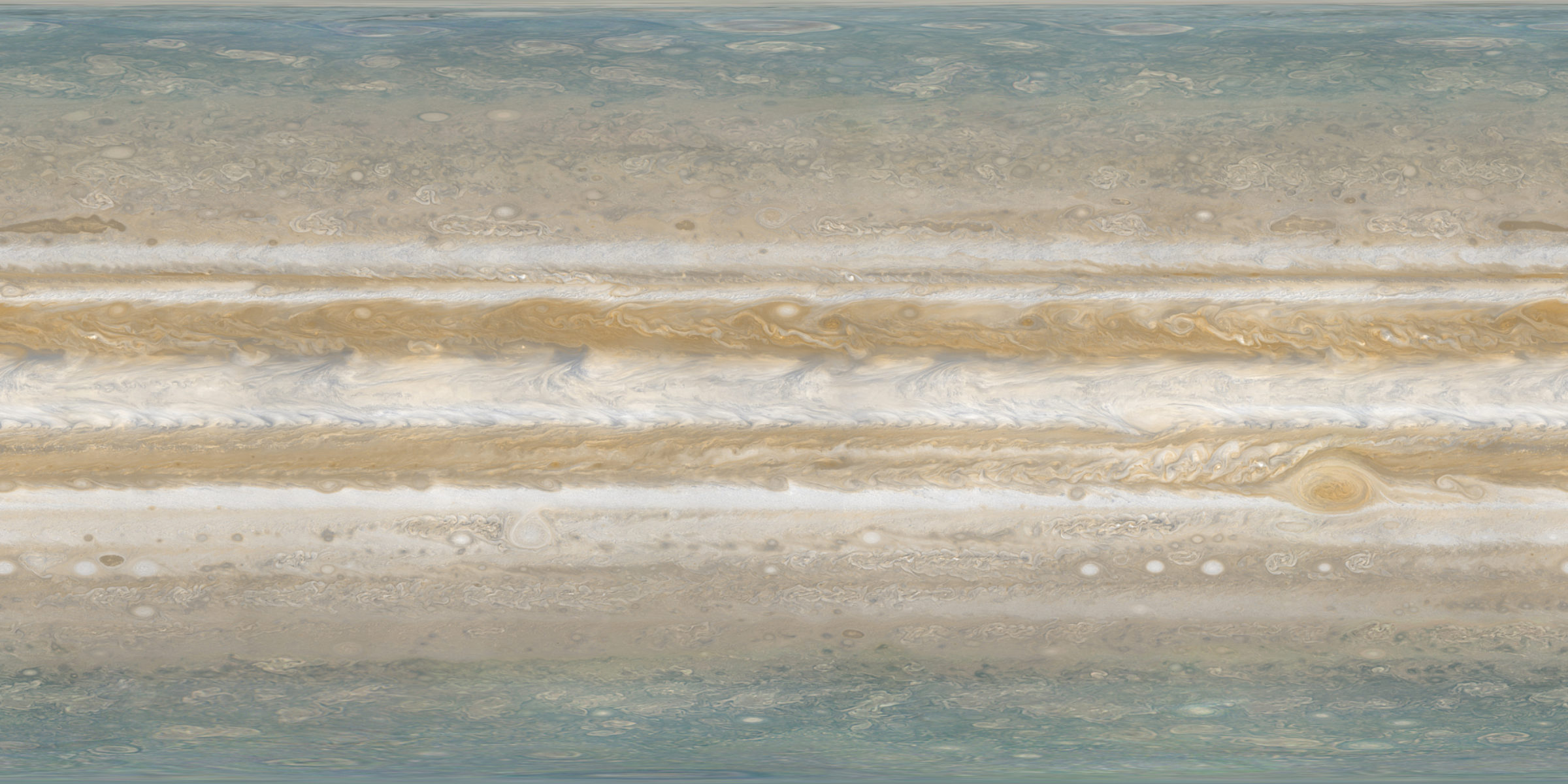 Merged Cassini and Juno global map of Jupiter | The Planetary Society