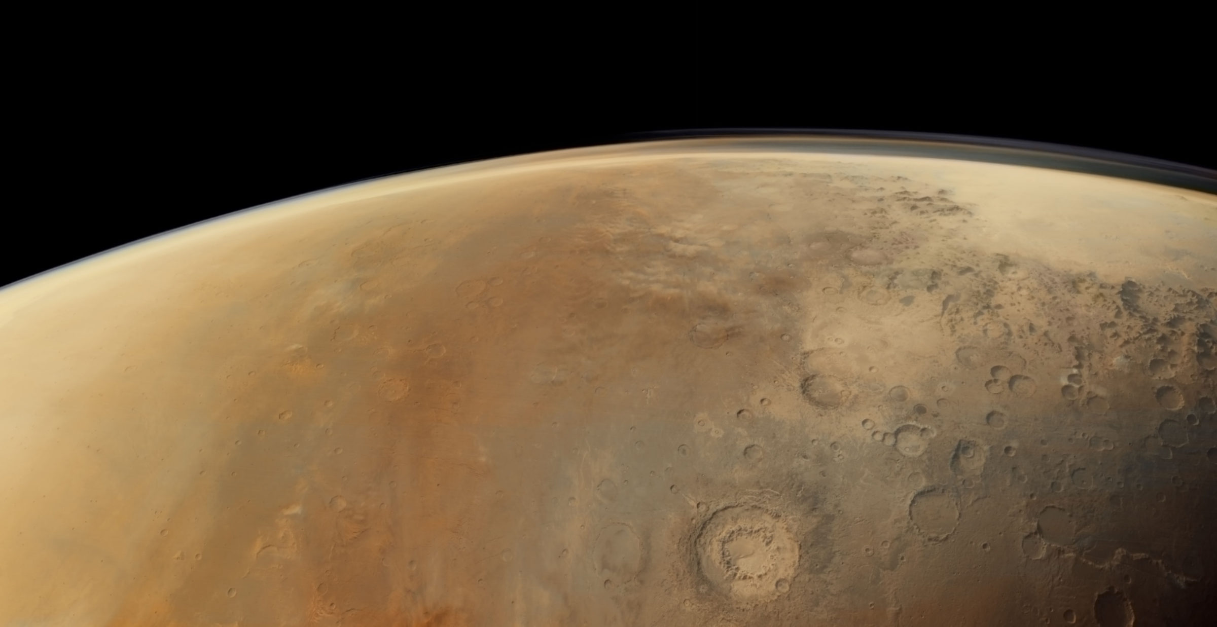 Southern Aonia Terra from Mars Express | The Planetary Society