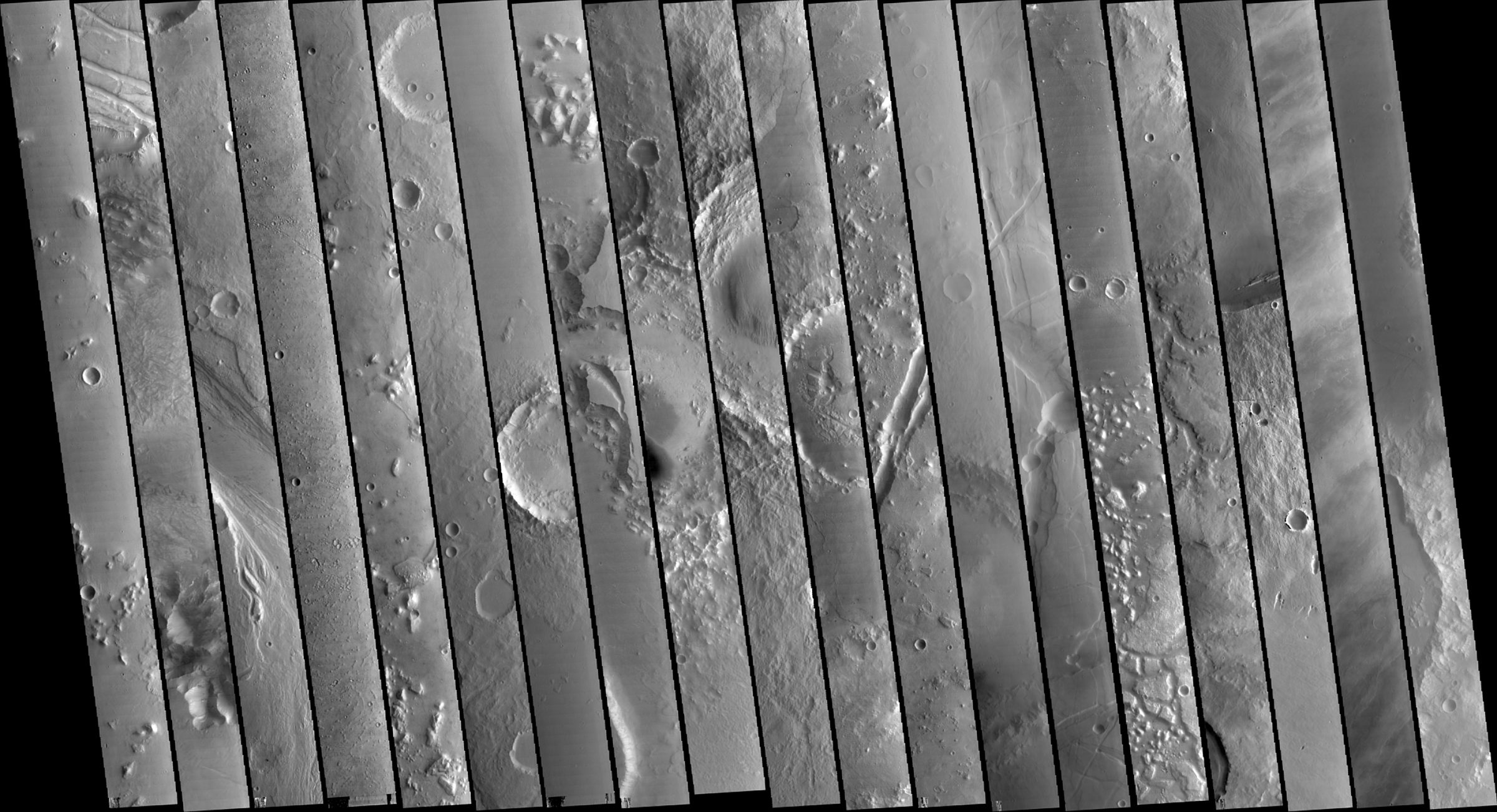 Sample of early-morning THEMIS VIS images of… | The Planetary Society