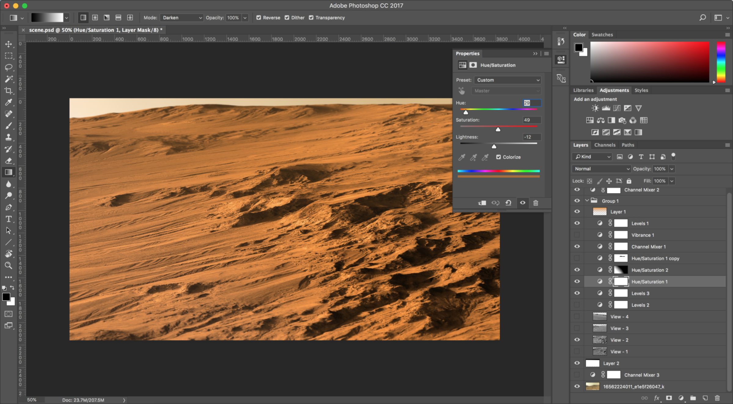 Putting together the final image in Adobe… | The Planetary Society
