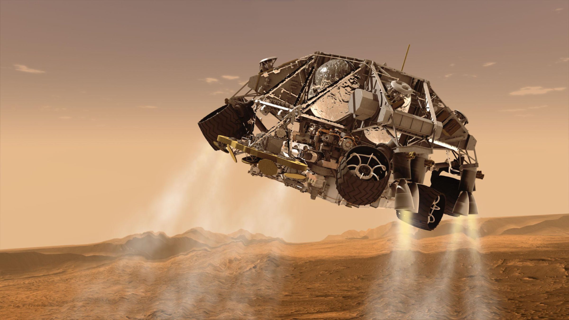 Curiosity landing: Powered descent phase | The Planetary Society