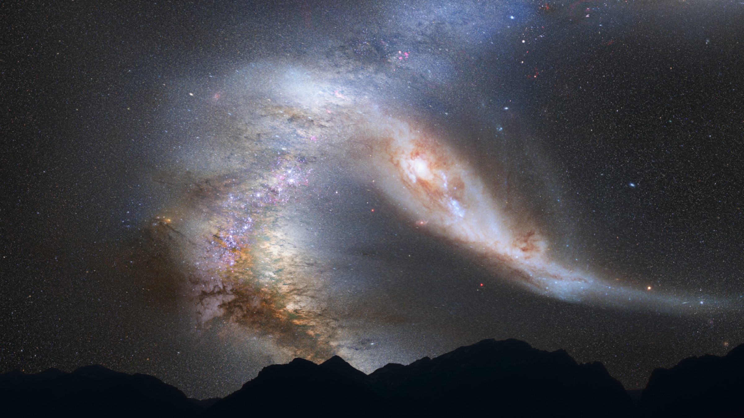 Nighttime Sky View of Future Galaxy Merger: 4… | The Planetary Society