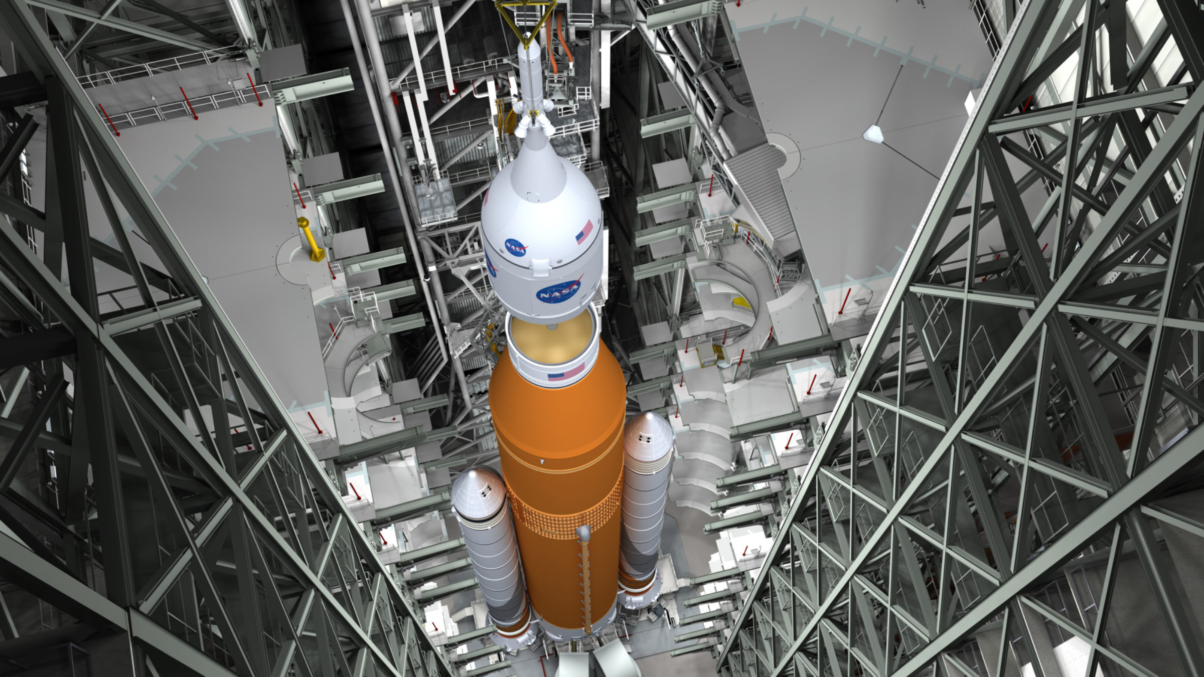 Space Launch System stacking | The Planetary Society