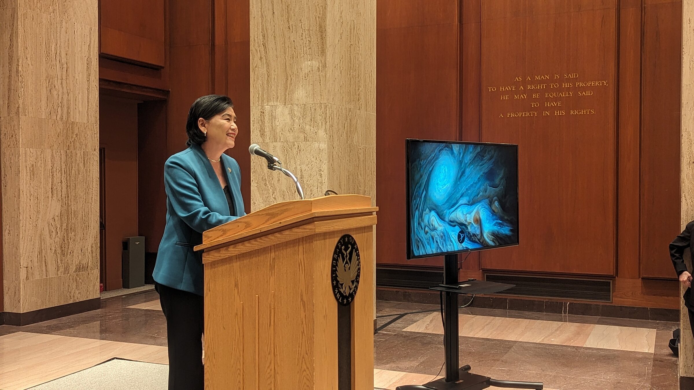Rep. Judy Chu at the Planetary Science Caucus… | The Planetary Society