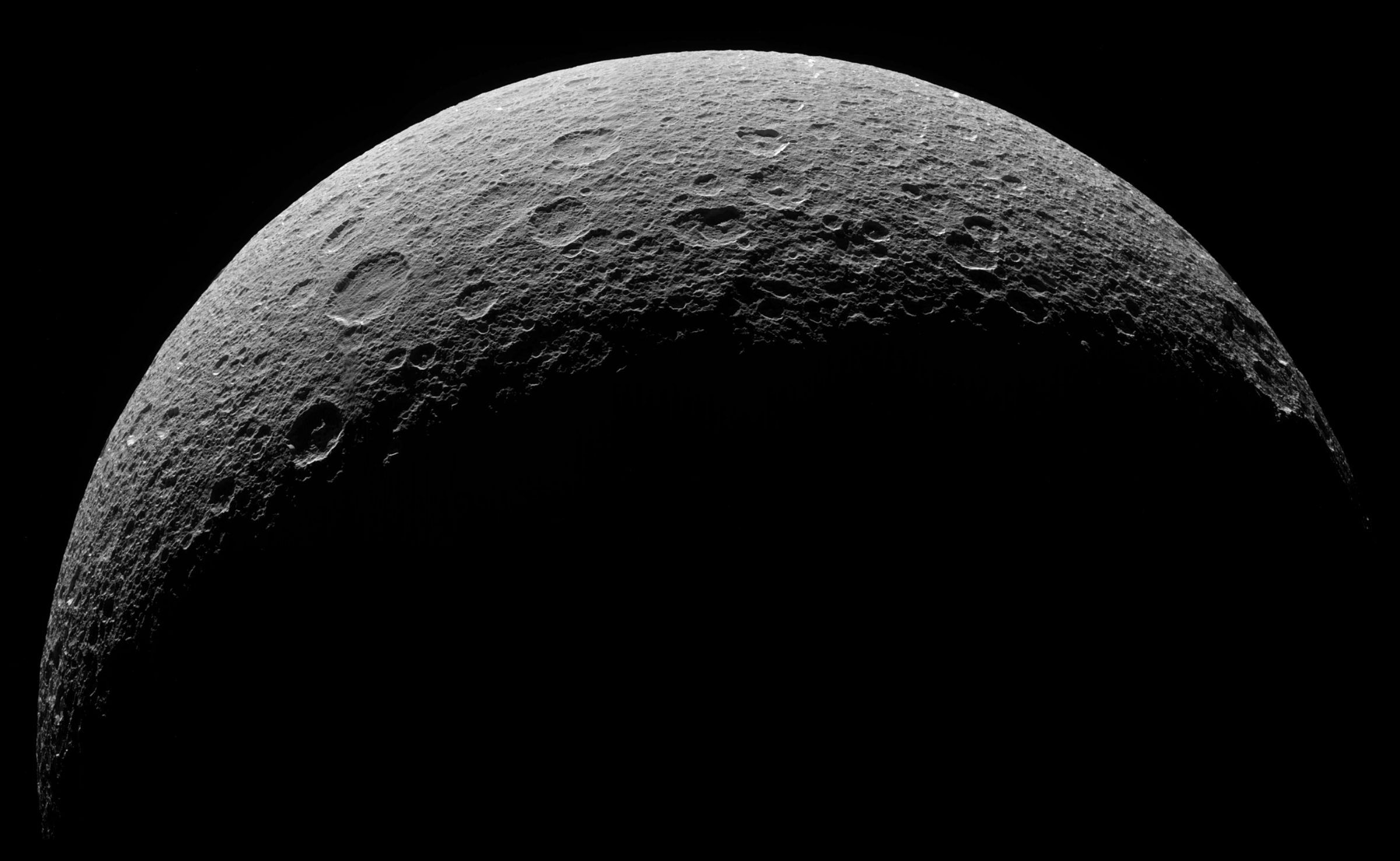Crescent Rhea | The Planetary Society