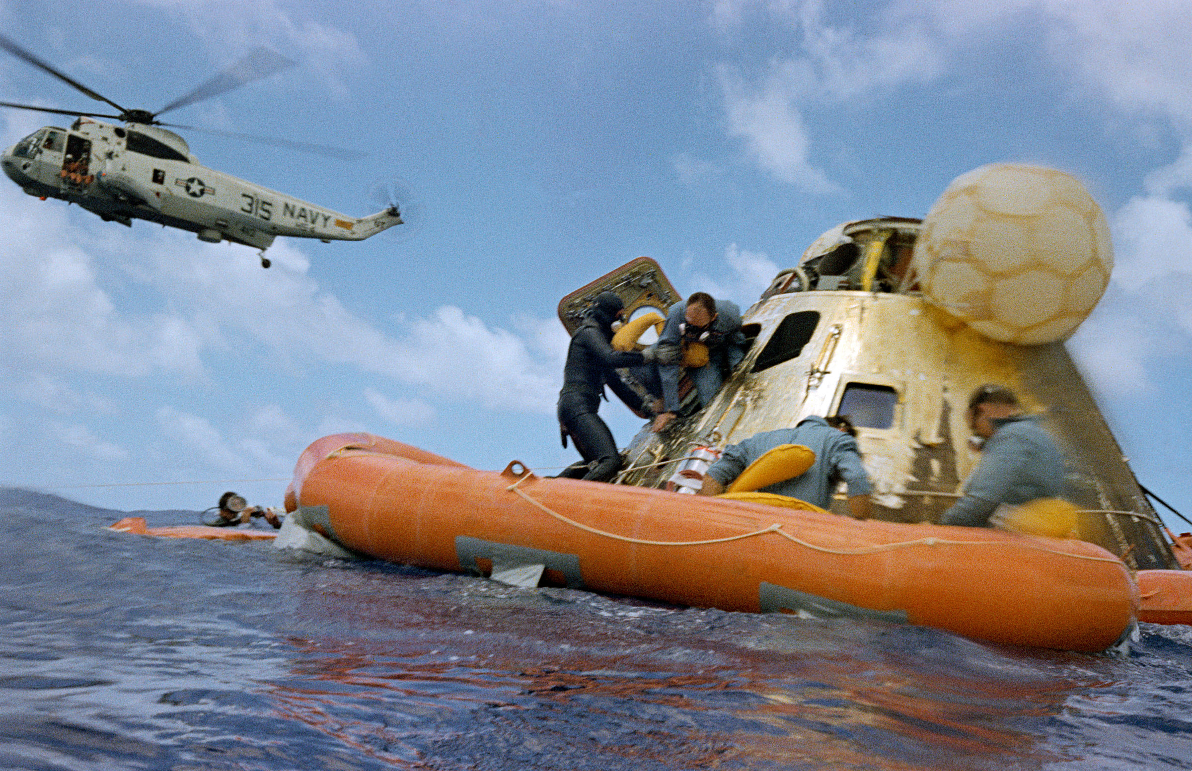 Recovering the Crew of Apollo 12 | The Planetary Society