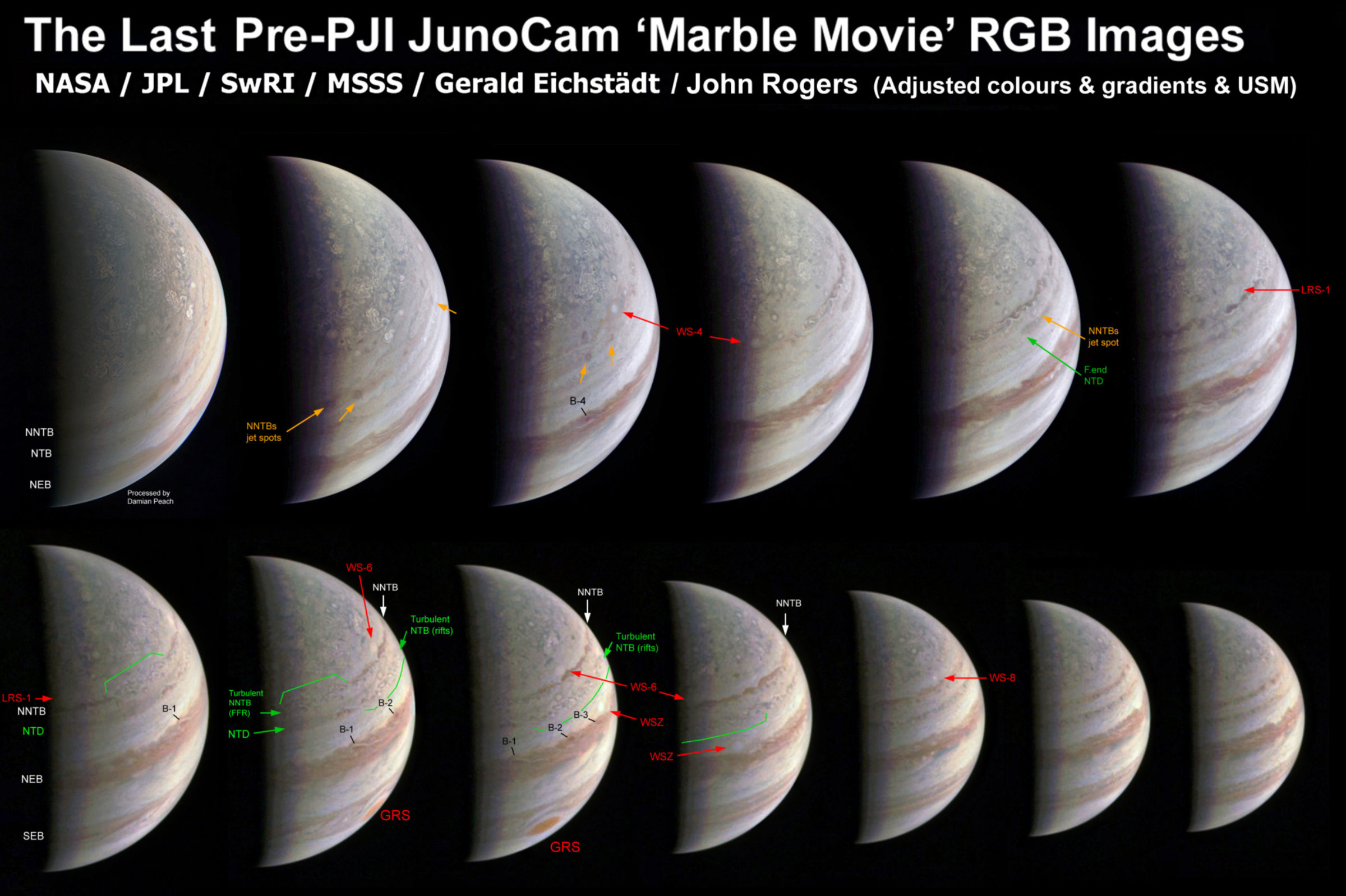 Juno's complete rotation pre-perijove… | The Planetary Society