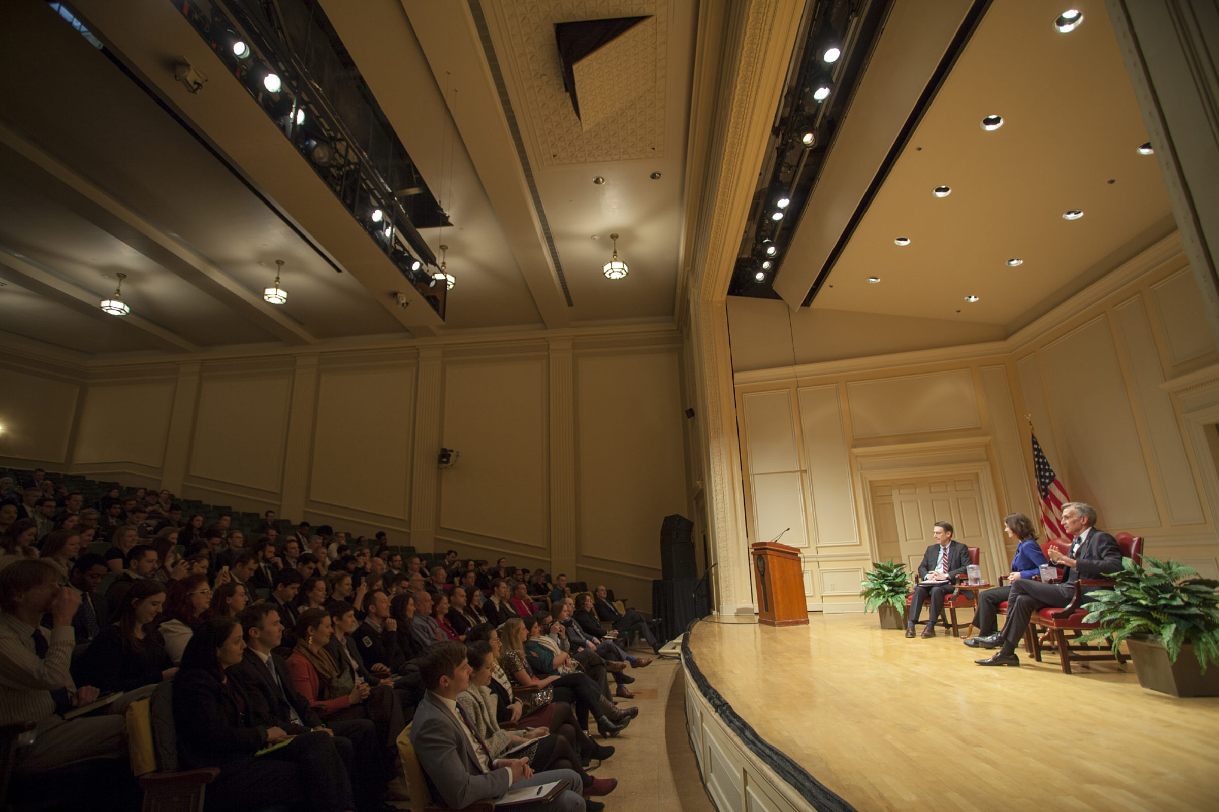 Bill Nye and Dr. Amy Mainzer speaking at the… | The Planetary Society