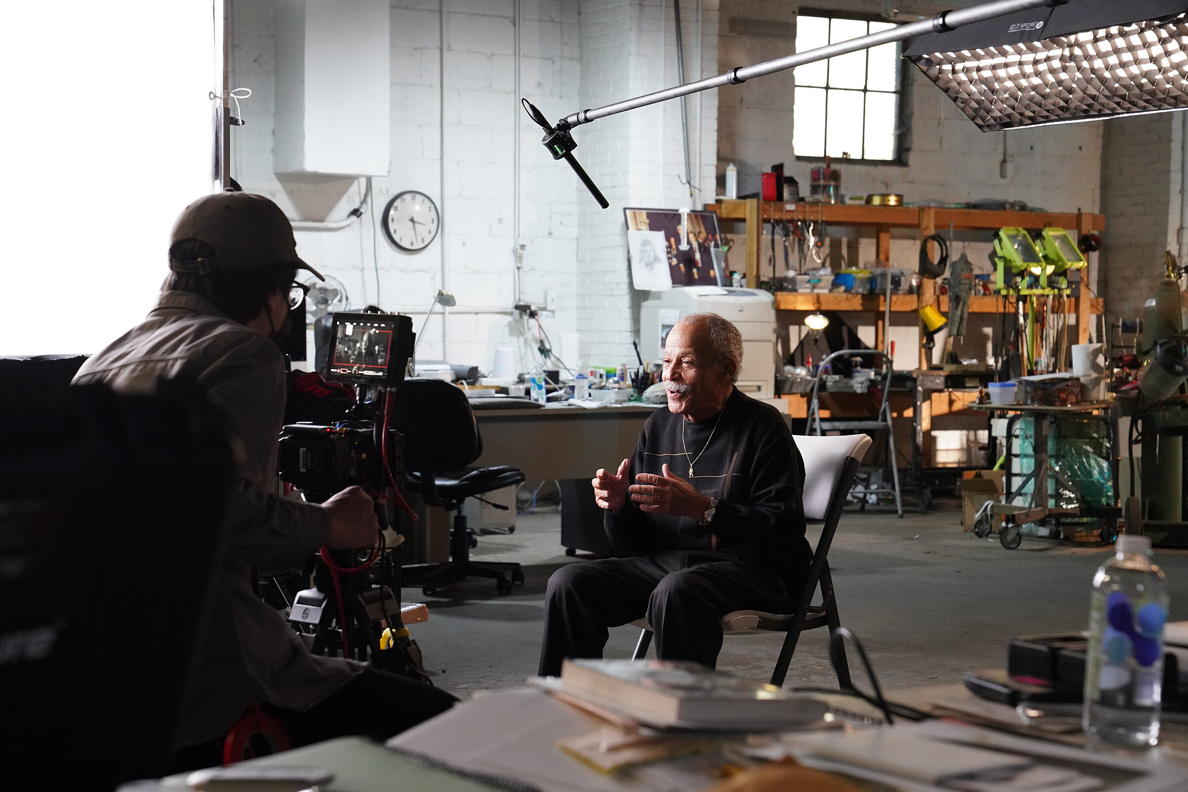 Ed Dwight filming for “The Space Race” | The Planetary Society