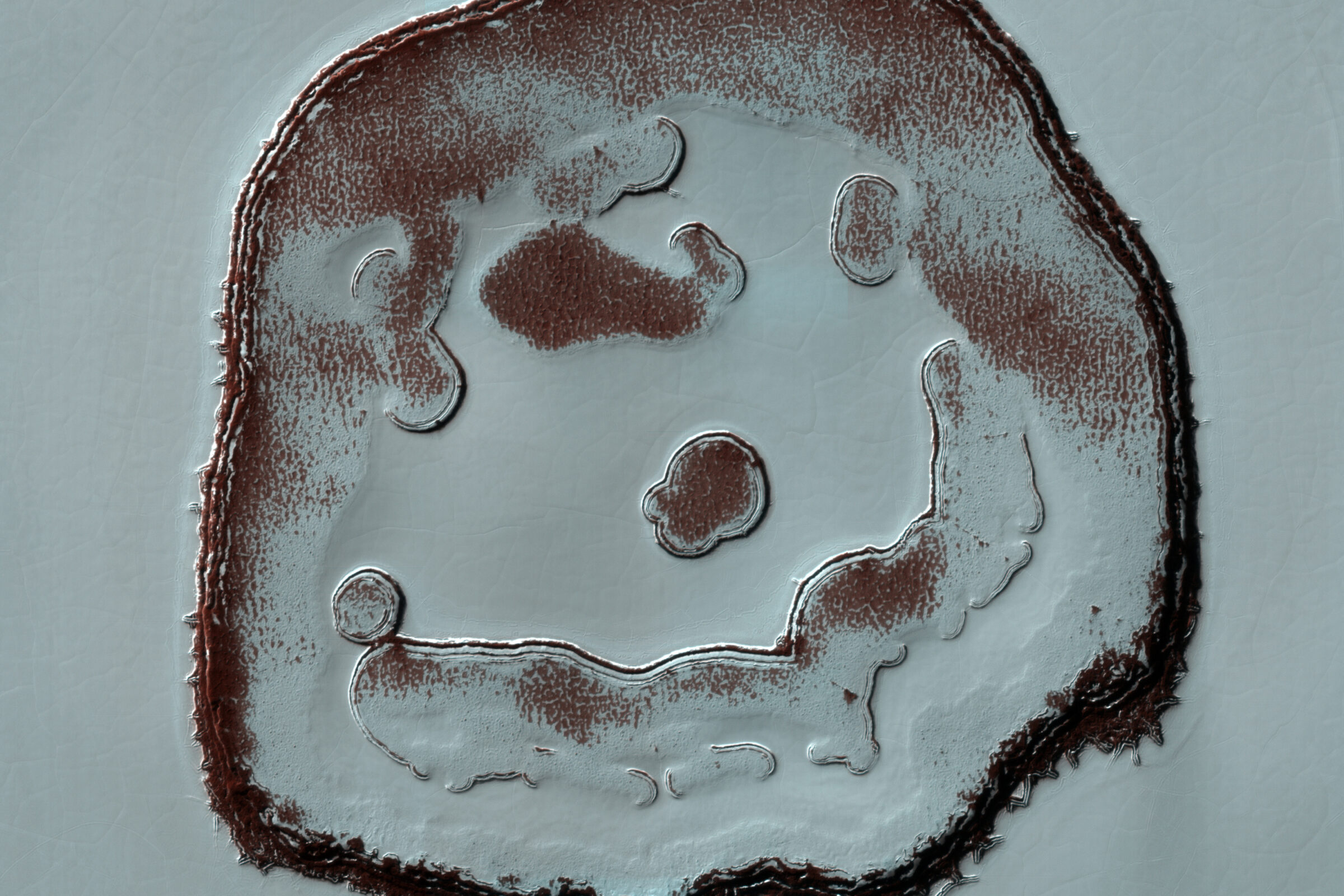 The Happy Face Crater on Mars | The Planetary Society