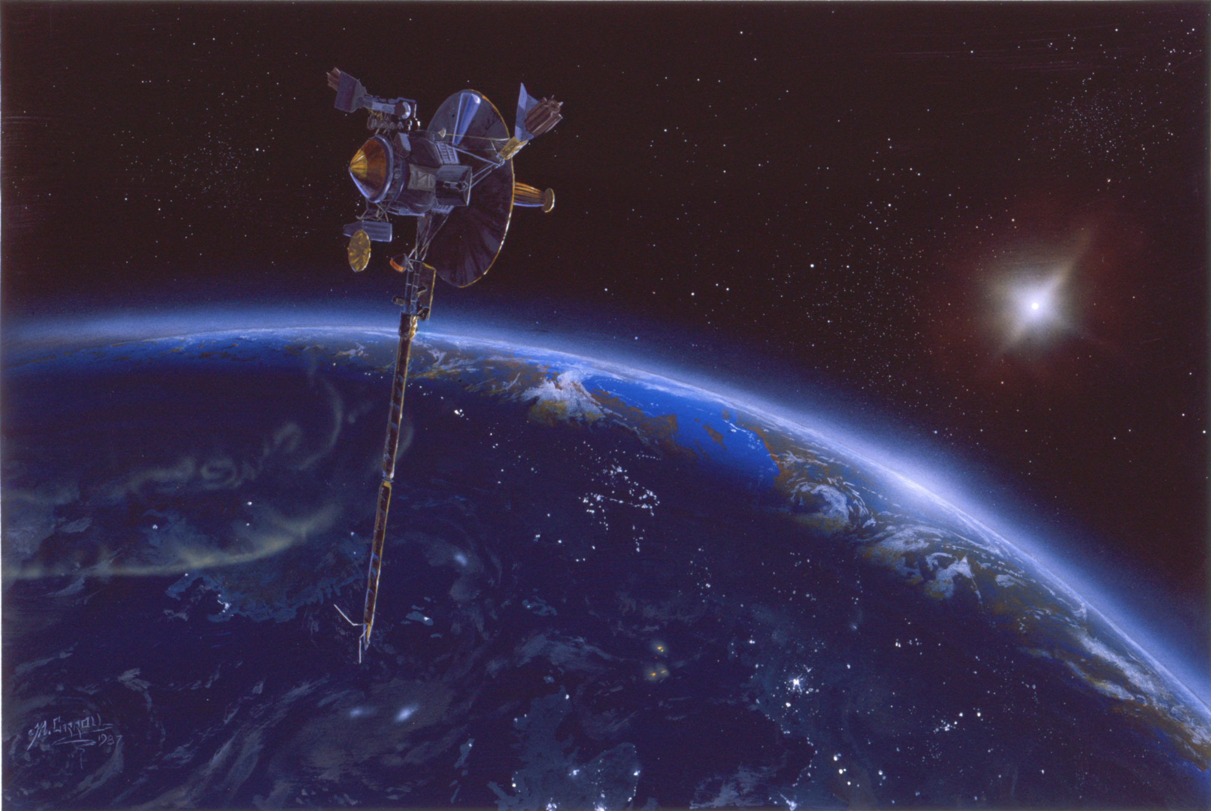 Galileo flies by Earth | The Planetary Society