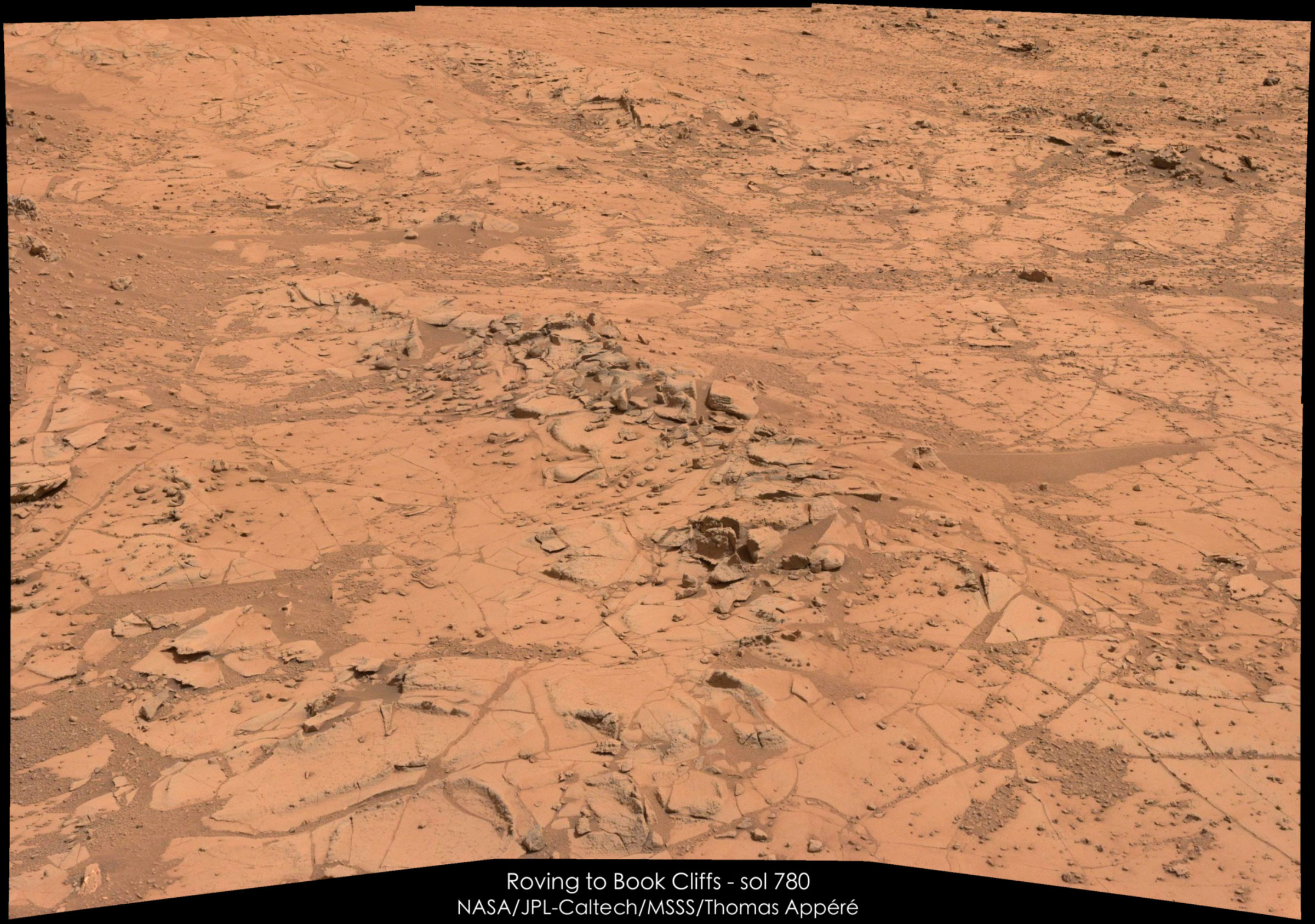 Pink Cliffs, Curiosity sol 780 | The Planetary Society