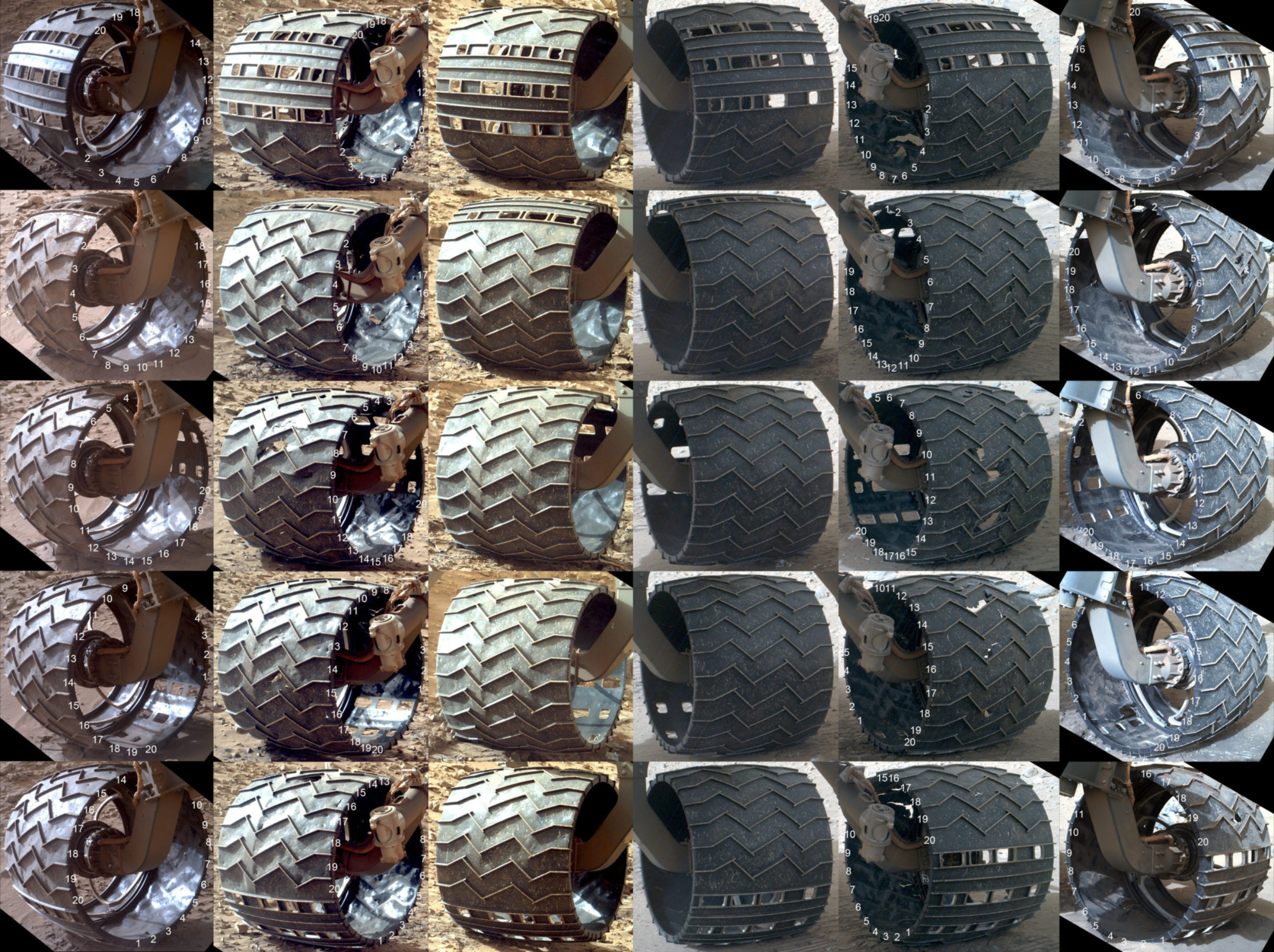 Curiosity wheel damage: The problem and… | The Planetary Society