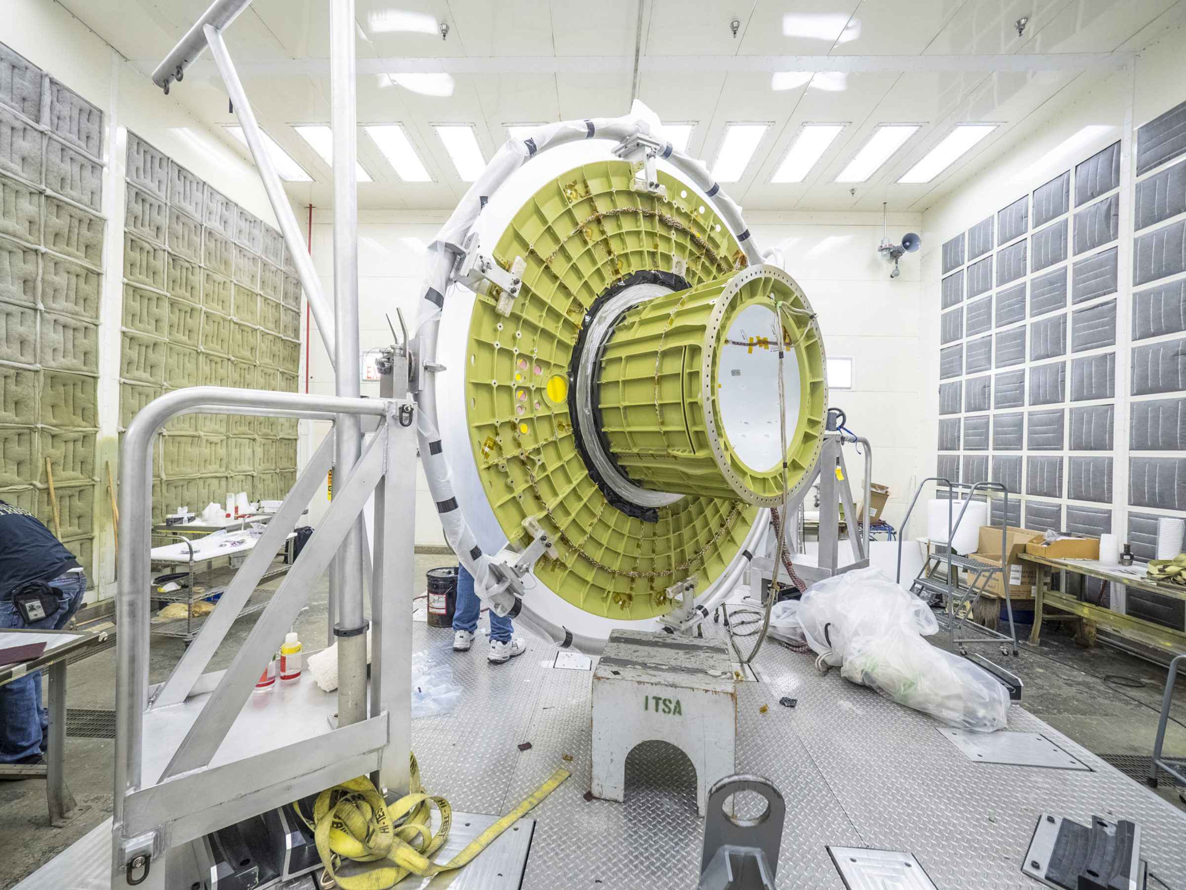 Orion EM-1 welded tunnel and forward bulkhead | The Planetary Society