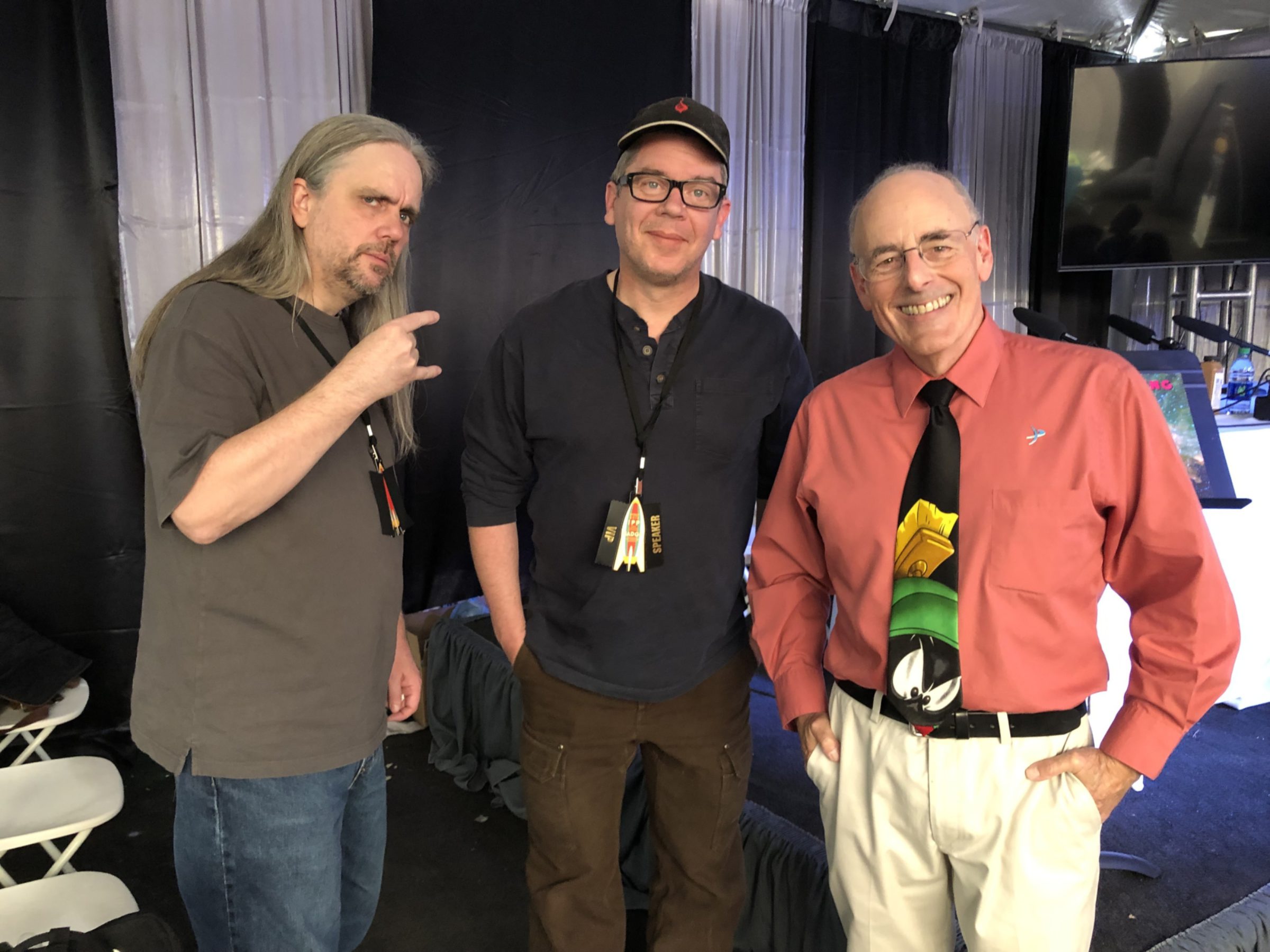 Ty Franck and Daniel Abraham with Mat Kaplan | The Planetary Society