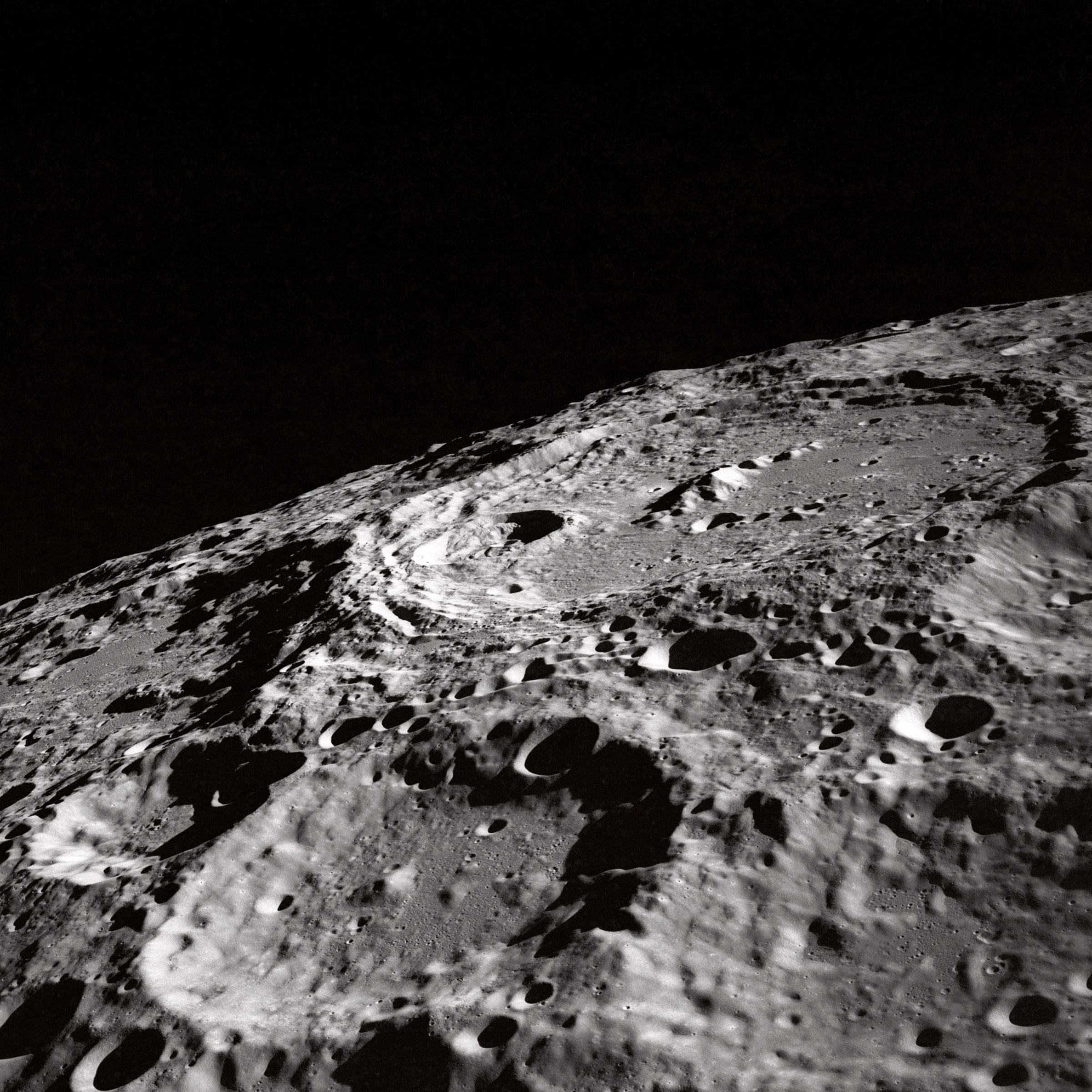 Oblique view of the lunar limb from Apollo 10 | The Planetary Society