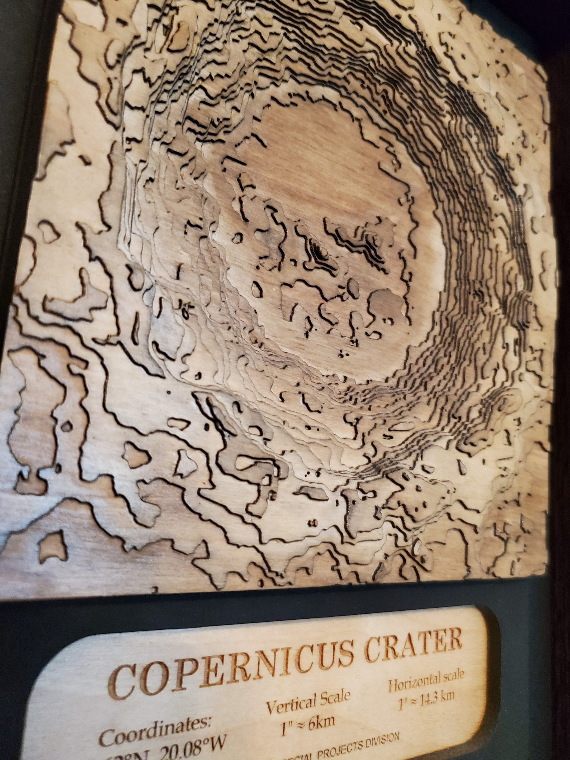 Copernicus crater in plywood | The Planetary Society