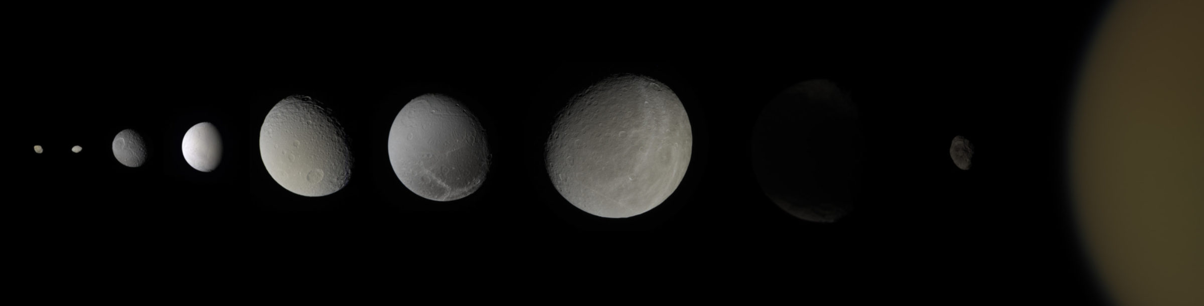 The colors of Saturn's moons | The Planetary Society
