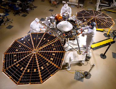 InSight lander in assembly | The Planetary Society