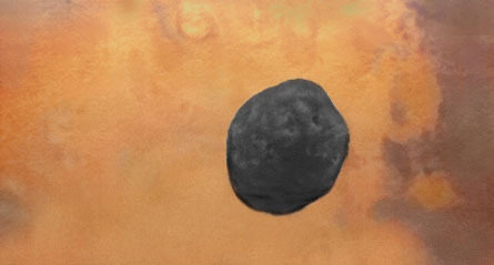 Phobos over Mars from Phobos 2 | The Planetary Society