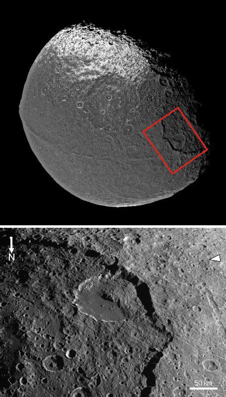 Sturzstroms on Saturn's Moon Iapetus | The Planetary Society