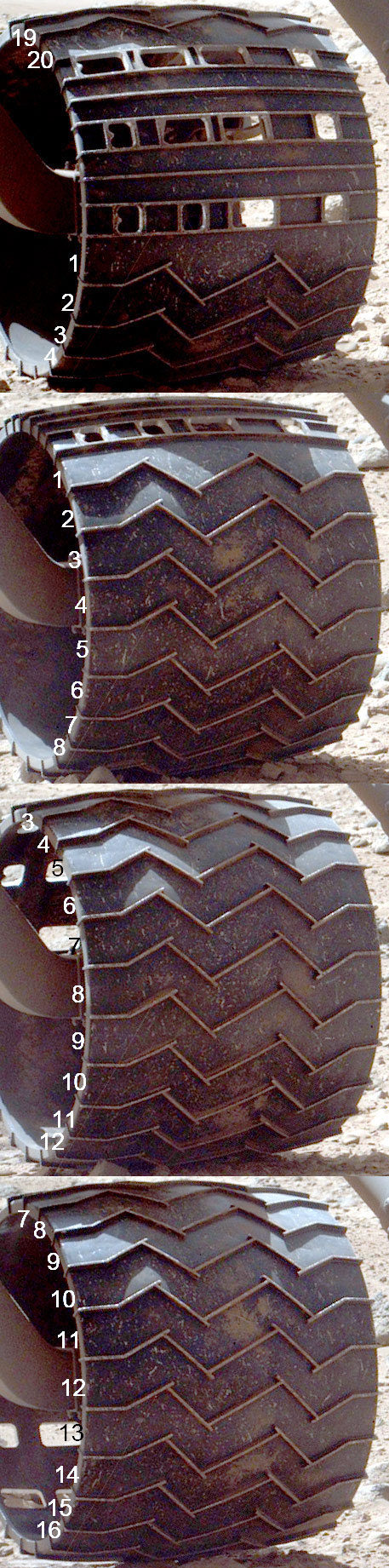 Curiosity wheel survey, sol 513 | The Planetary Society