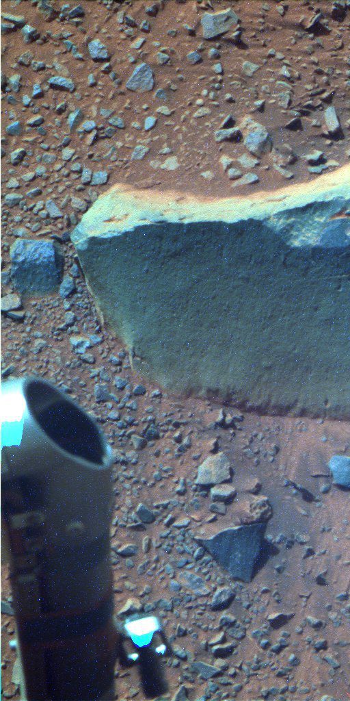 Pancam view of target rock | The Planetary Society