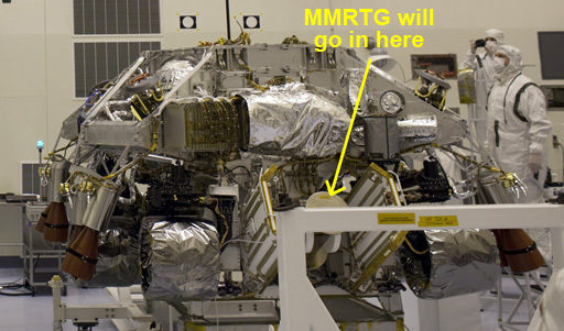 The MMRTG hasn't been installed yet | The Planetary Society