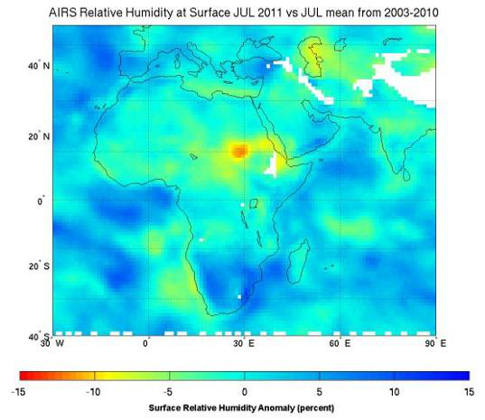AIRS shows dry conditions in Africa | The Planetary Society