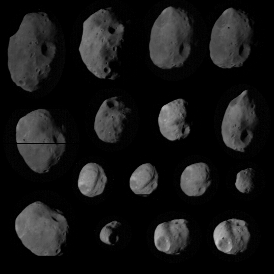 Sixteen views of Phobos from Mariner 9 | The Planetary Society