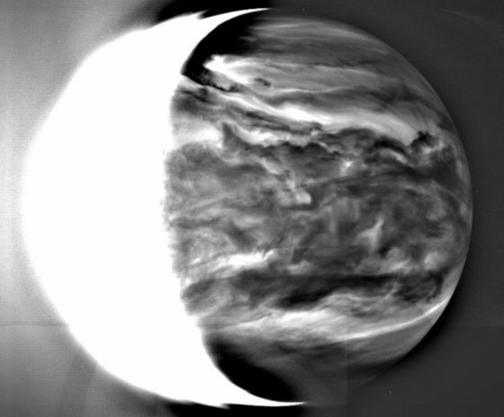 Venus' glowing nightside from Akatsuki | The Planetary Society