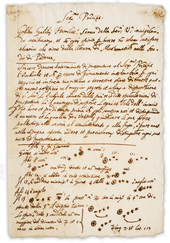 Galileo notes on Jupiter's moons | The Planetary Society
