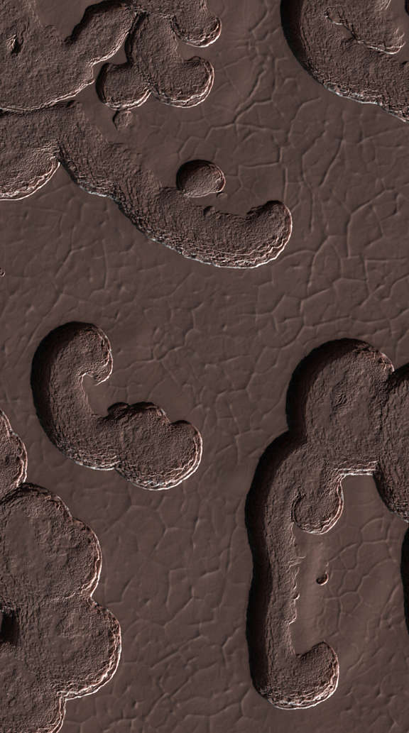 Mars South Polar Ice Cap Formations | The Planetary Society