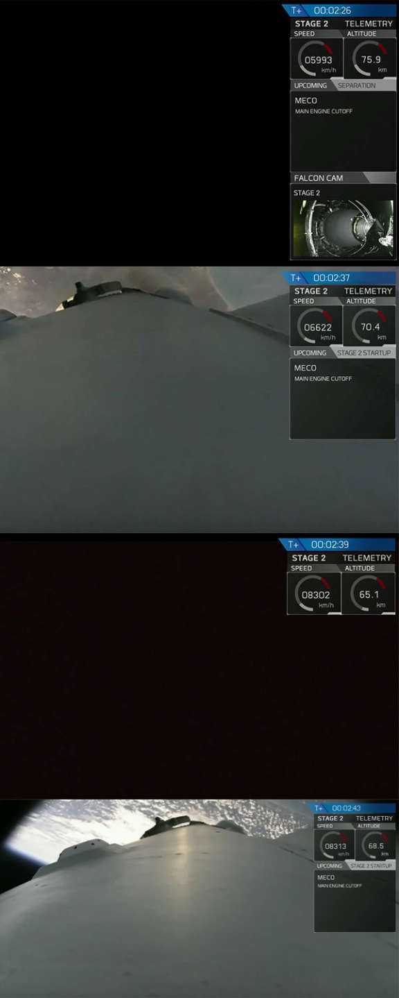 Falcon 9 first stage velocity and altitude… | The Planetary Society