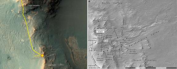 Opportunity route map, January 2018 | The Planetary Society