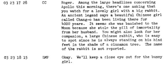 Apollo 11 transcript: Chang'o on the Moon | The Planetary Society