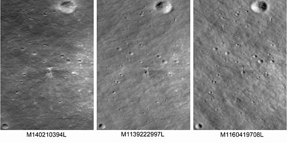 Comparison of the only three LRO images of… | The Planetary Society