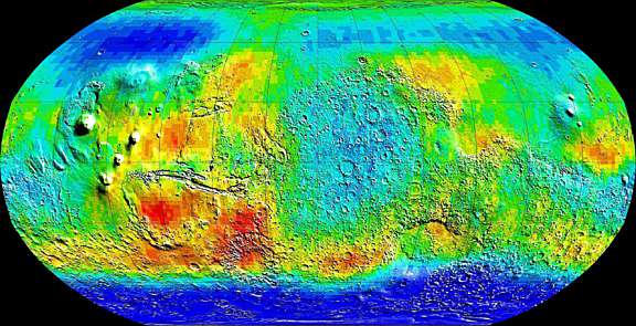 Water in Mars' subsurface from Mars Odyssey's… | The Planetary Society