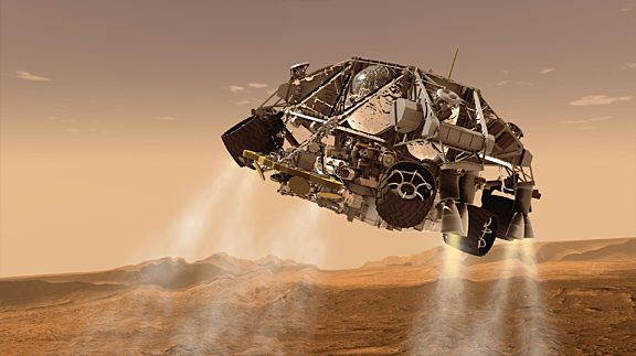 Curiosity landing: Powered descent phase | The Planetary Society