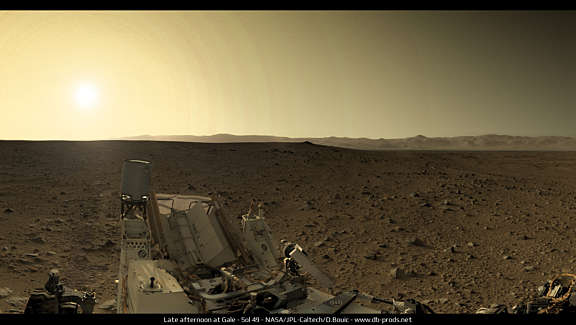 Late afternoon in Gale Crater, Curiosity sol… | The Planetary Society